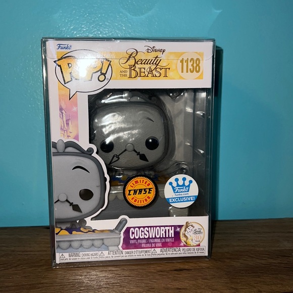 Funko | Toys | Funko Pop Cogsworth 138 Chase Limited Edition | Poshmark